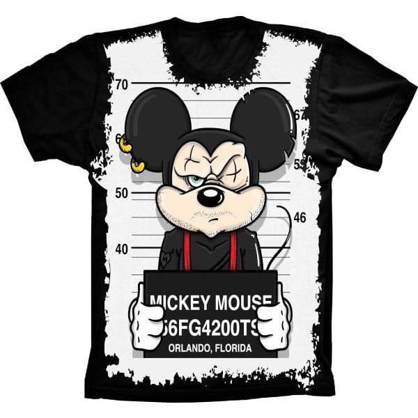 thug mickey mouse shirt